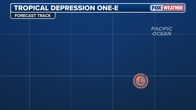 First tropical depression of the Eastern Pacific season forms over open ...