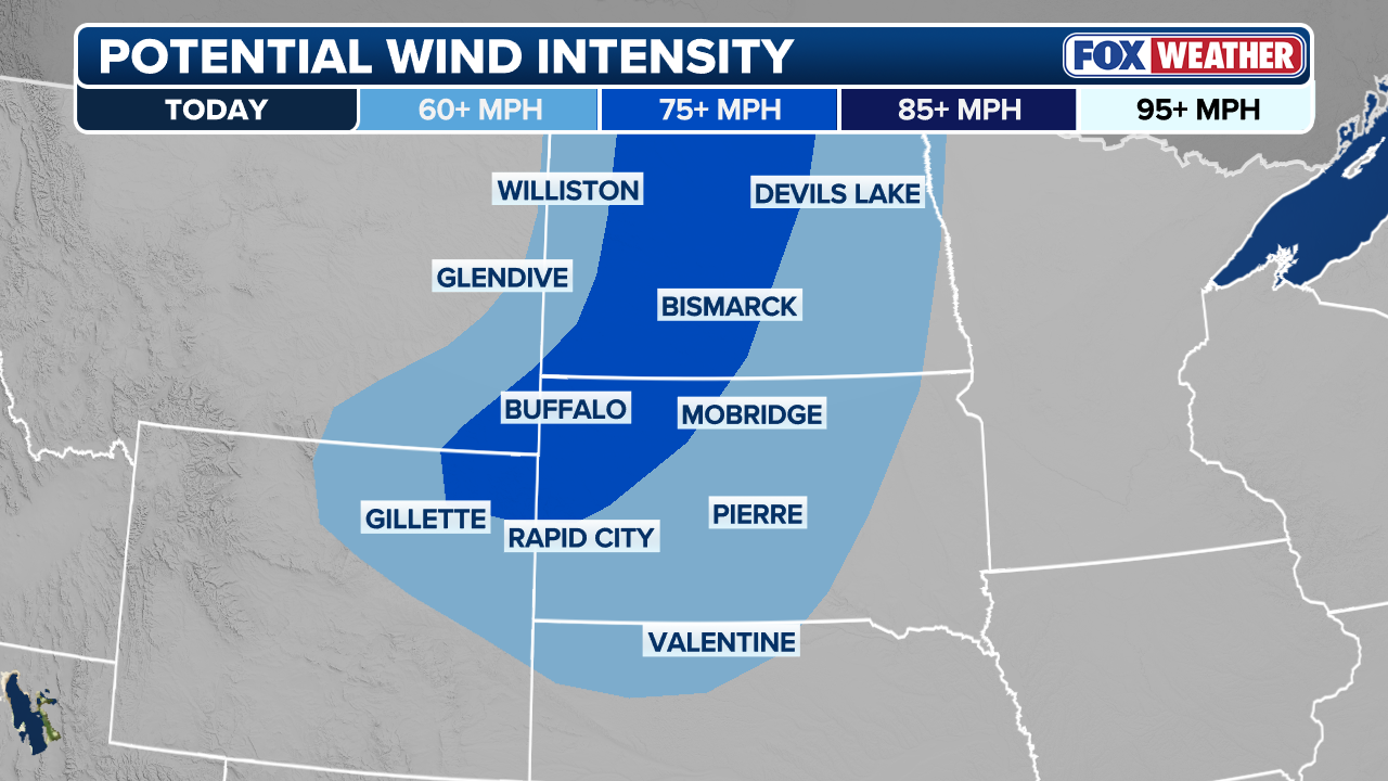 Explosive storms target Northern Plains with damaging hail and strong ...